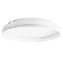 Stropni LED okrogli panel 22W, nevtralno bela svetloba, bela barva