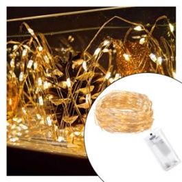 Toplo Bela Novoletna LED Lučka na Baterije - Praznična Dekoracija