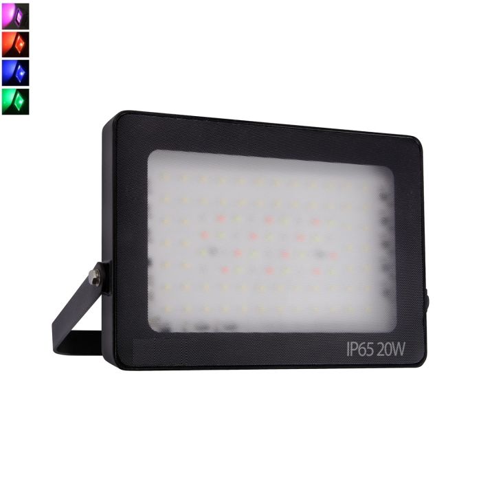 20W SLIM RGB-W LED Reflektor, 2070 lm, IP66