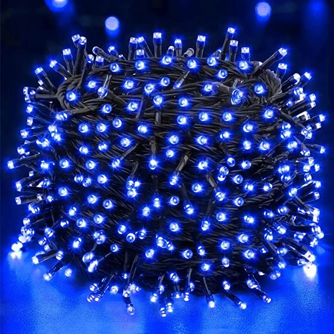Modre Zunanje Božične in Novoletne LED Lučke 21m | SuperStrela